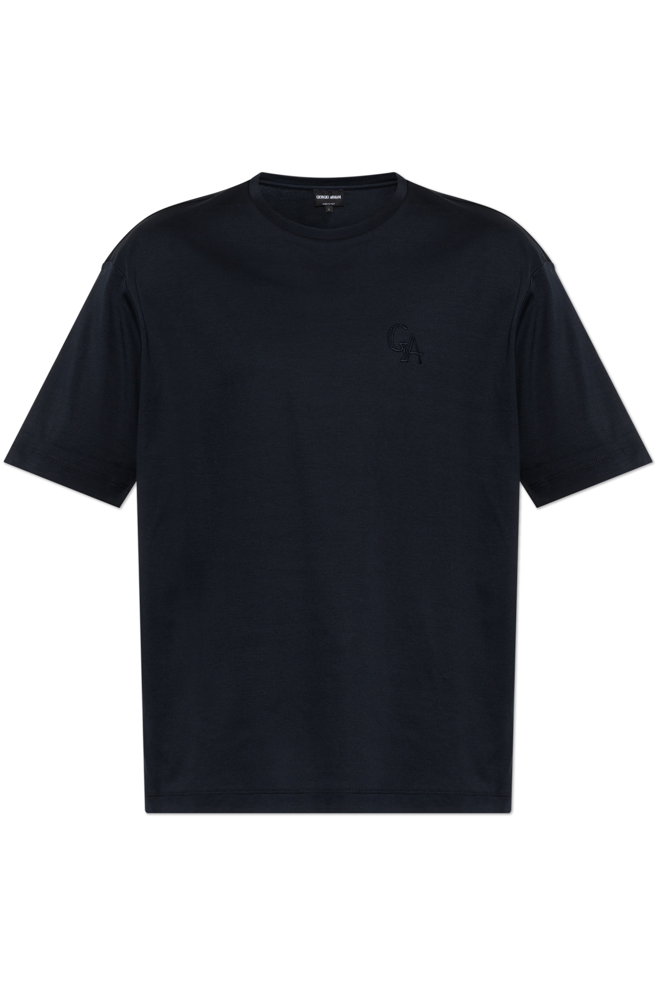 GIORGIO ARMANI t-shirt with embroidered logo